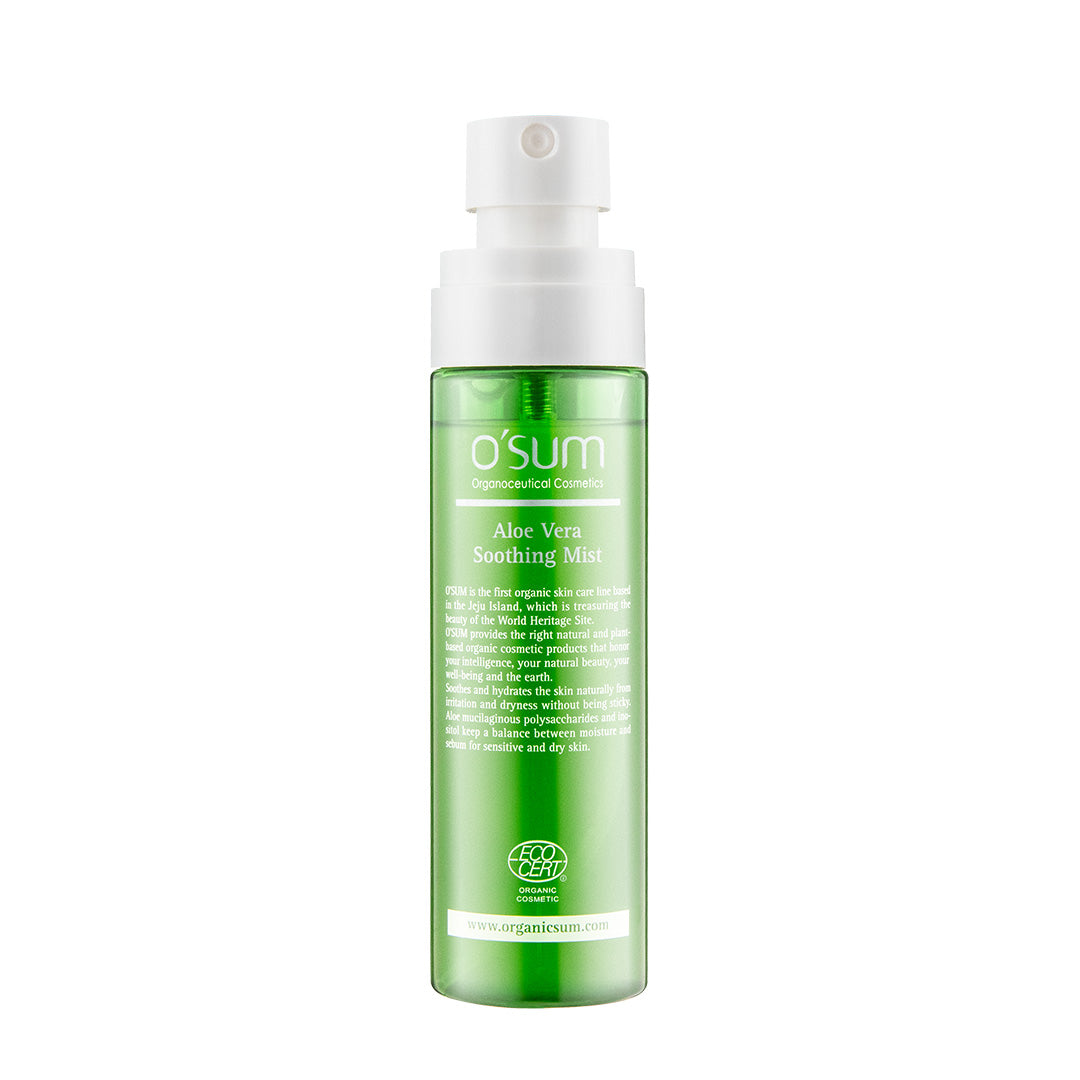 O'SUM Aloe Vera Soothing Mist 80ml | Organic & Vegan Skincare O'SUM – O ...